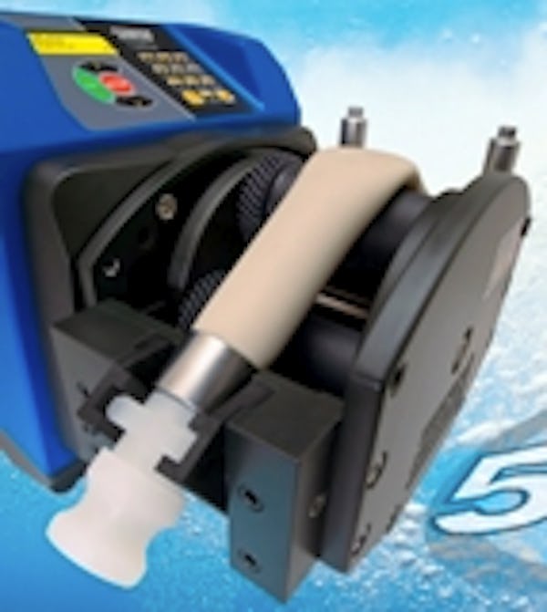 Compacte slangenpomp voor hoge stroomsnelheden