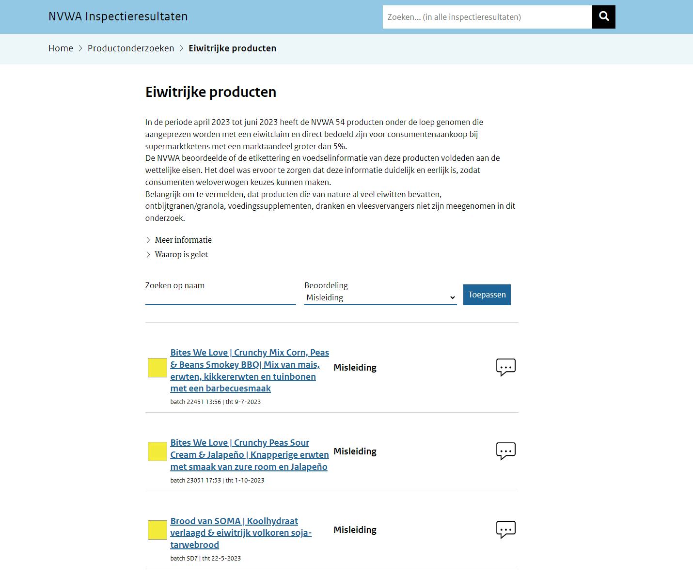 NVWA: Dit mag je (niet) zeggen over eiwitten in je product